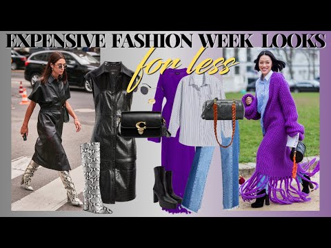 Expensive Fashion Week Looks for Less