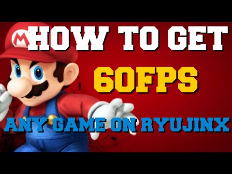 RYUJINX EMULATOR HOW TO GET 60FPS IN ANY GAME! (HOW TO INCREASE FPS)