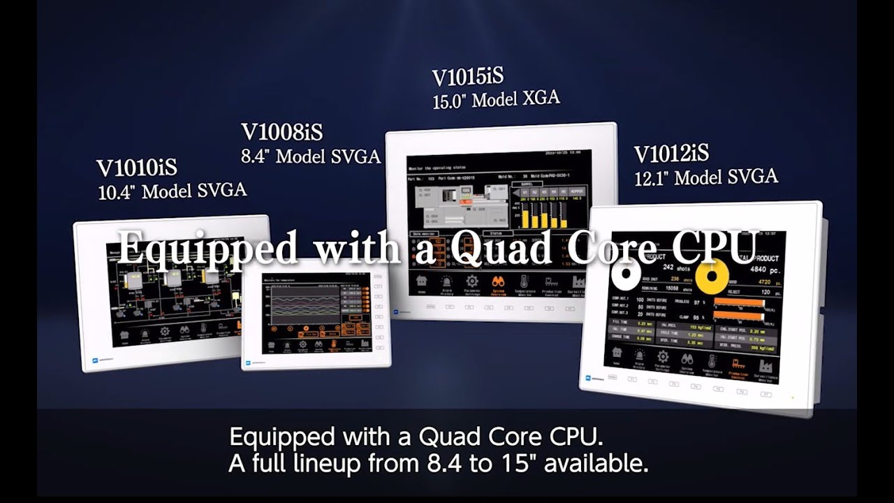 Human Machine Interfaces (HMIs)  hmi v10 series 720p
