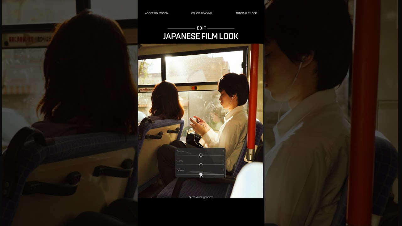 Japanese Film Look | Lightroom Tutorial #lightroomtutorial  #cinematic #photoediting
