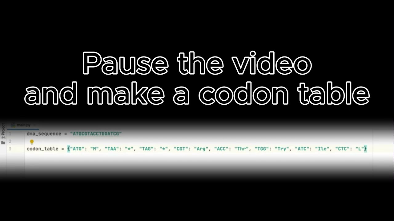 Bioinformatics Workshop #1- Python Basics