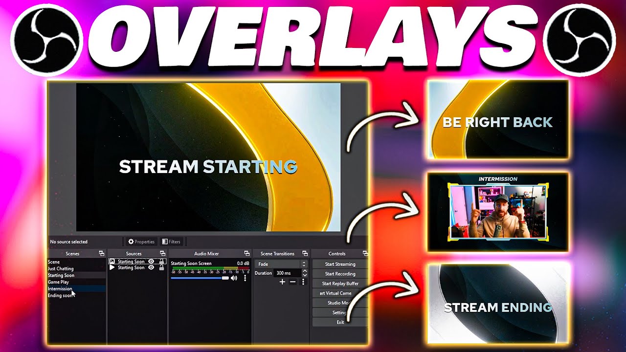 How to Install & Use Overlays in OBS | Tutorial