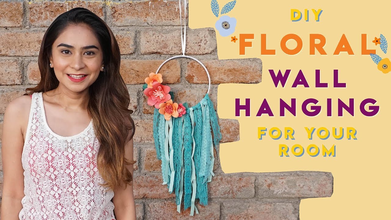 DIY: Floral Wall Hanging For Your Room