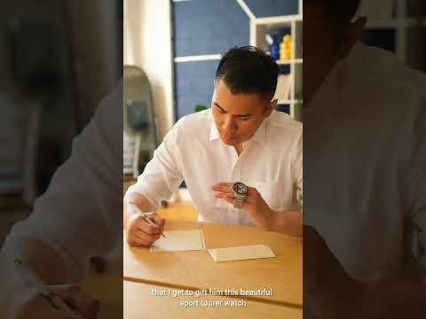 From wheels to watches. Inspired by Dad.