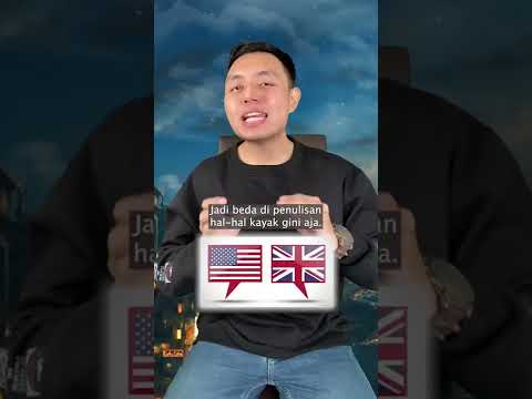 Perbedaan Bahasa English US dan English UK #shorts