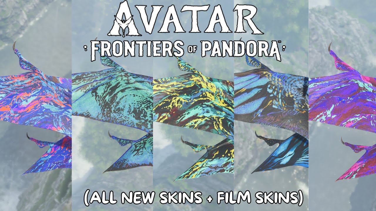 ALL THE NEW IKRAN PATTERNS! - Avatar Frontiers Of Pandora (INCLUDES IKRAN PATTERNS FROM THE FILMS)
