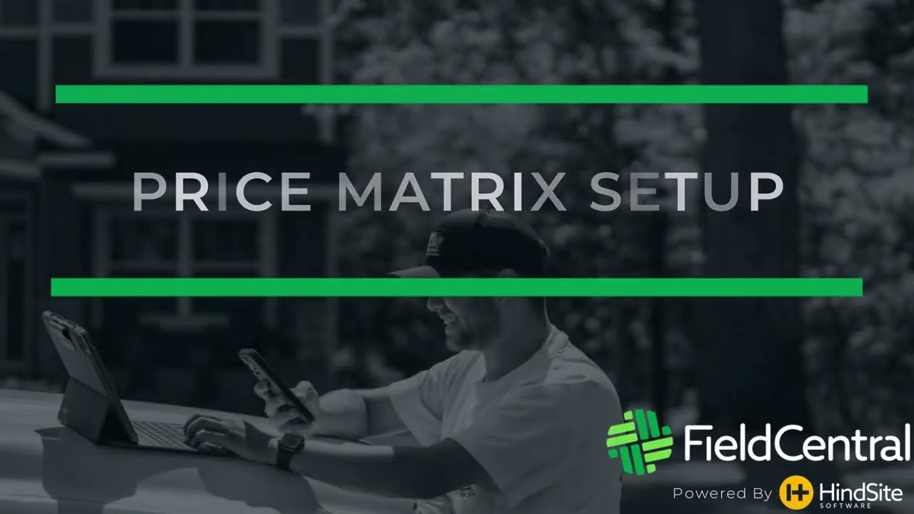 Price Matrix Setup