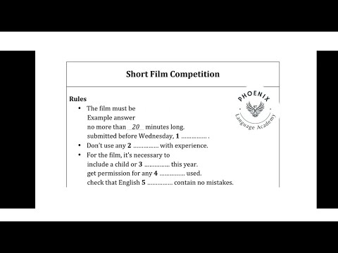 9 July Listening Test Cambridge Trainer 2 || Short Film Competition|| Real Exam Practice Test