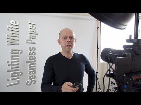 Lighting A White Seamless Paper Background