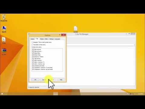 how to remove 7 zip from context menu