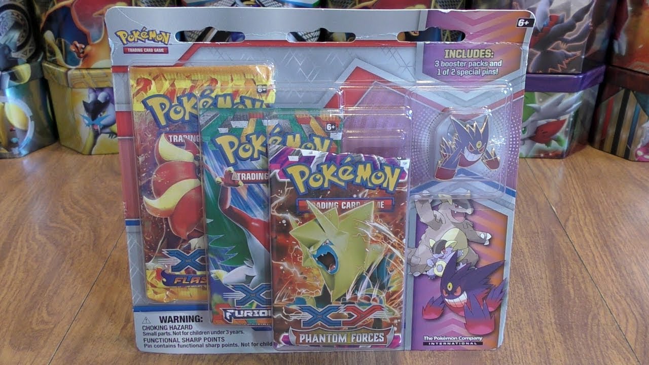 Mega Gengar Pin Blister Pack Opening