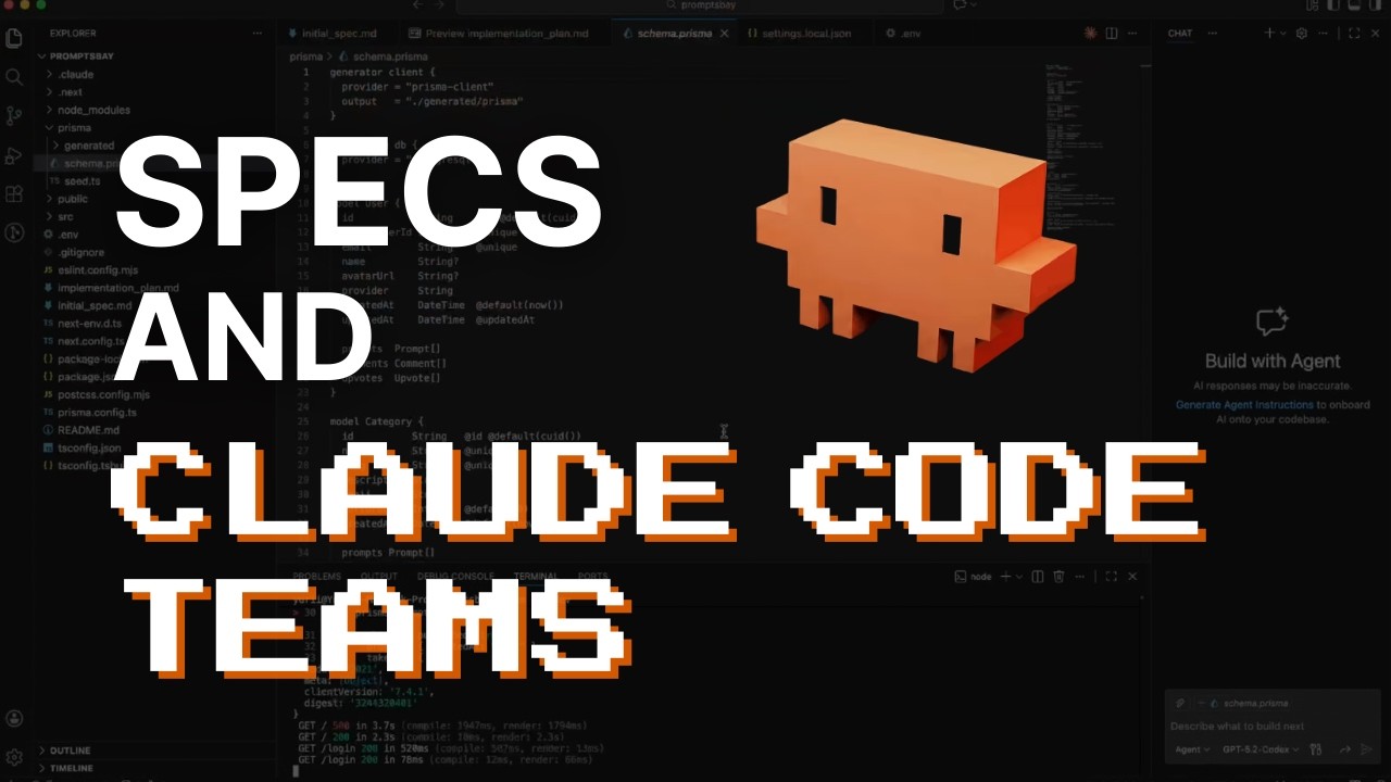 Spec-Driven Development with Claude Code Teams (Parallel AI Agents in Action)