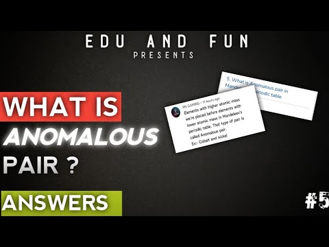 ANSWER:- ANOMALOUS PAIR //#edu and fun