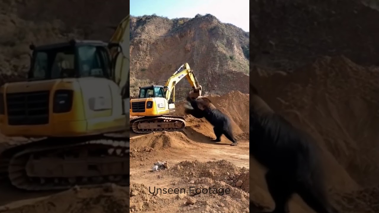 Excavator operator never forget this Day #youtubeshorts #shorts #shortvideos #excavator #bear
