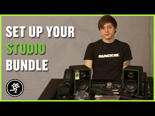 MACKIE Studio Bundle Package für Homerecording