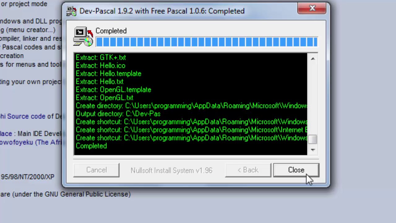 How to Install Dev Pascal IDE on Windows - Pascal Tutorial 1