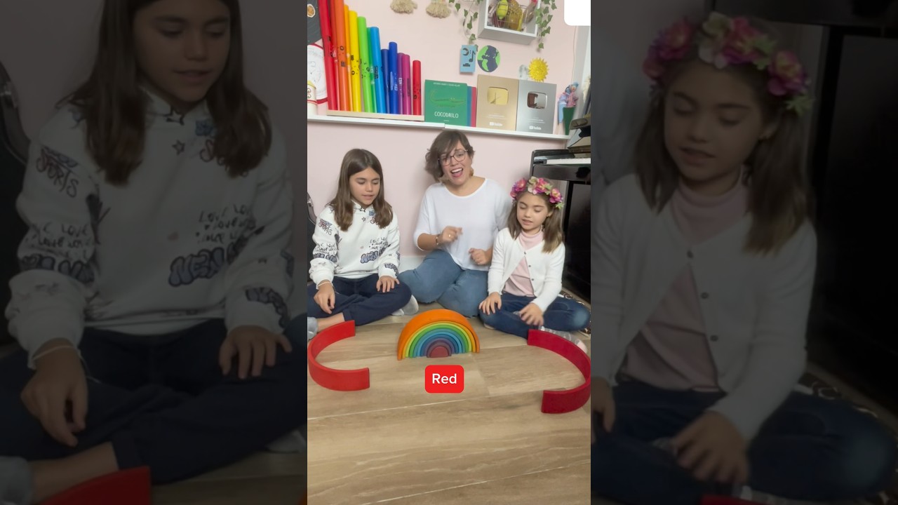 🌈Aprende los COLORES en INGLÉS [Arcoíris Montessori ✅ Waldorf]
