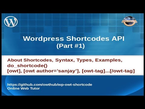 Learn Complete Wordpress Shortcodes API Tutorial for beginners from scratch | Wordpress ...