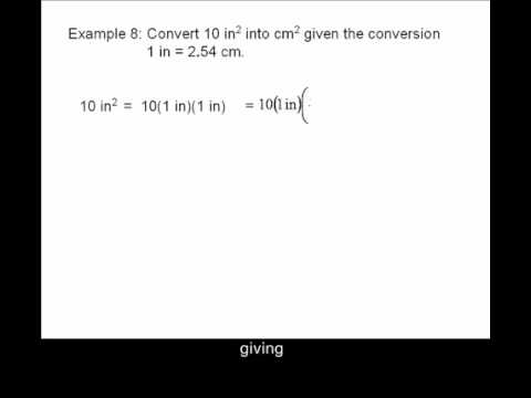 Square Inches to Square Centimeters