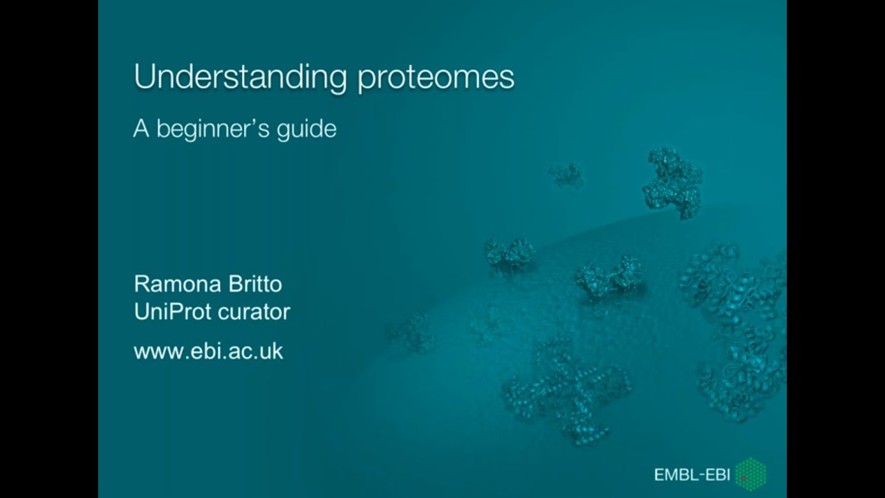 Understanding proteomes