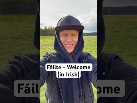 Welcome in Irish - Fáilte #goldenhourhabits #imlearning #irish