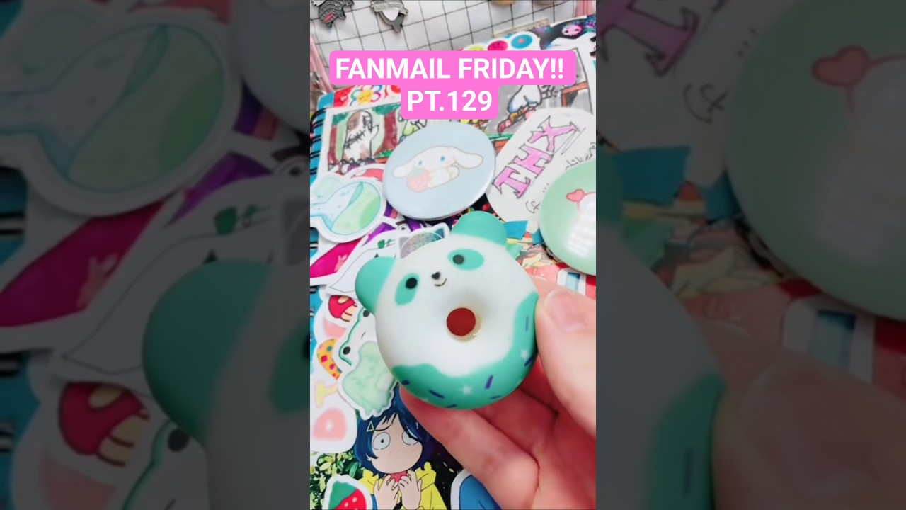 FANMAIL FRIDAY PT.129!! #fanmail #stickers #craftideas #buttons #mail #artwork #smallbuisness