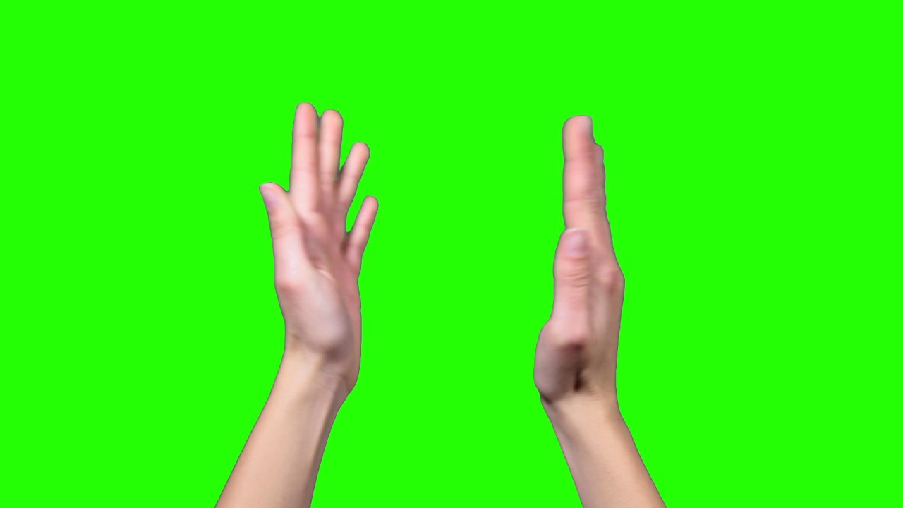 Clap Hands Green Screen