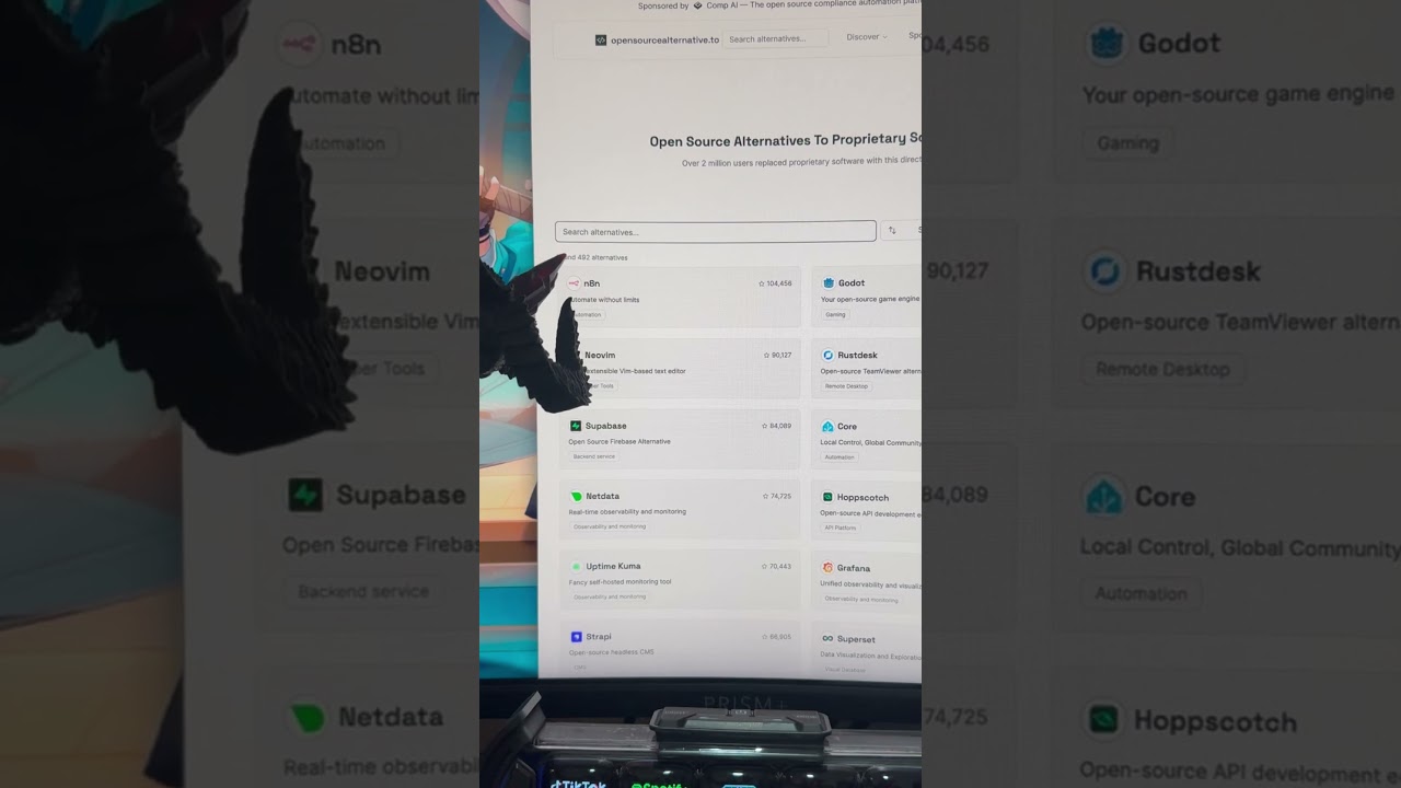 Find alternative open-source tools. #opensource #opensourcesoftware #github #freetools