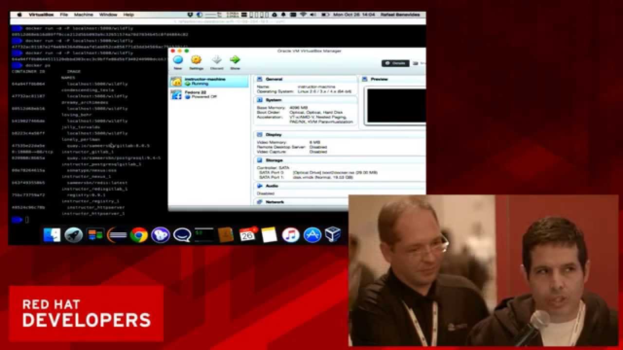 JavaOne 2015 -  Rafael Benevides & Markus Eisele -  Docker for Java EE Developers
