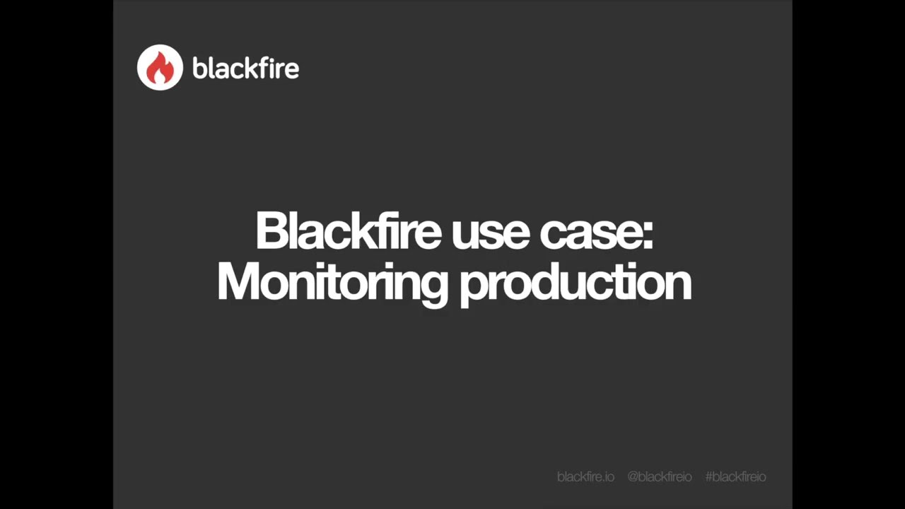 Blackfire Tutorial - Monitor the performance of applications in production