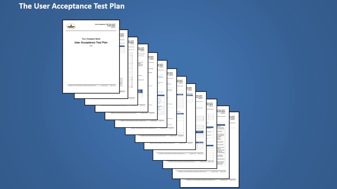 Brief Overview - User Acceptance Test Plan - with Sample Document