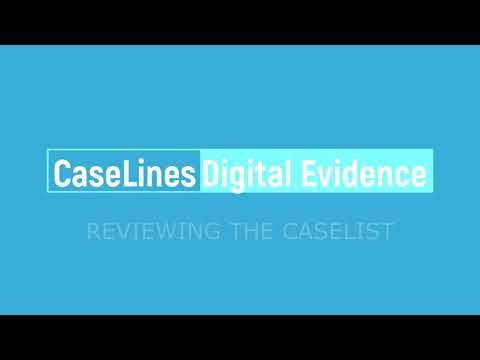 1) Mohave County Courts CaseLines Digital Evidence - How to review the CaseList