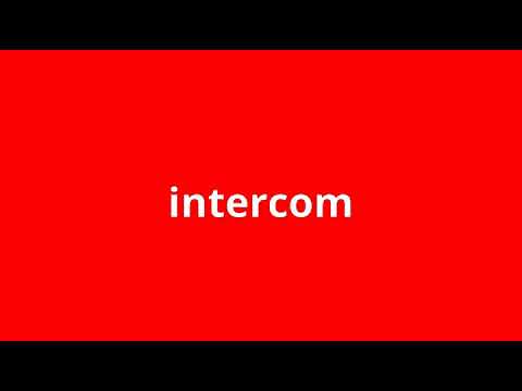 what is the meaning of intercom