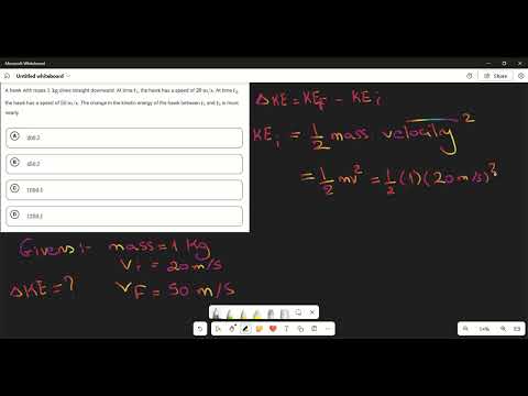 AP Physics | Change in the kinetic energy (Hawk)