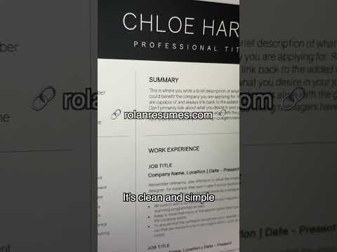 Streamline Your Job Search with a Tailored Resume Template
