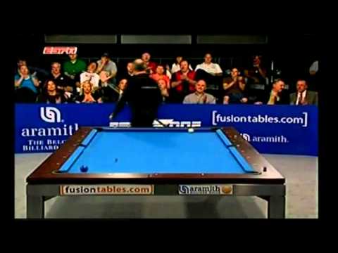 Excellent shot with moving balls