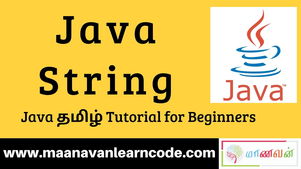 Java String | Examples | Java Tamil Tutorial for Beginners