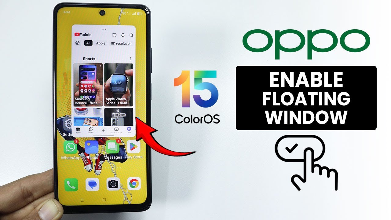 [ColorOS 15] How to Use Flexible Window on Oppo - Activate Floating Window