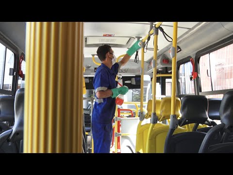 Saiba como está sendo feita a limpeza e a higienização dos ônibus em ...
