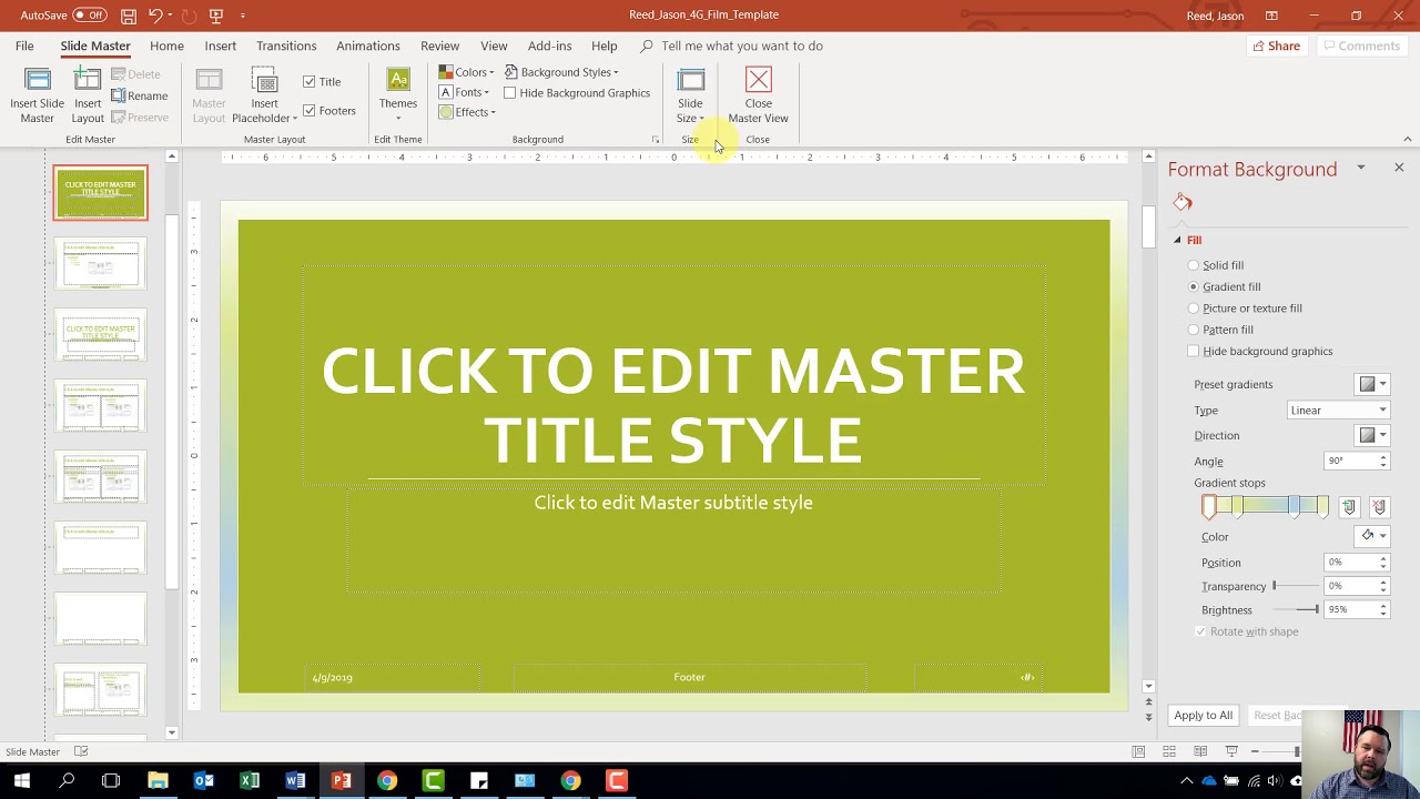 CGS 1570 PowerPoint Chapter 4 Grader Project Walkthrough