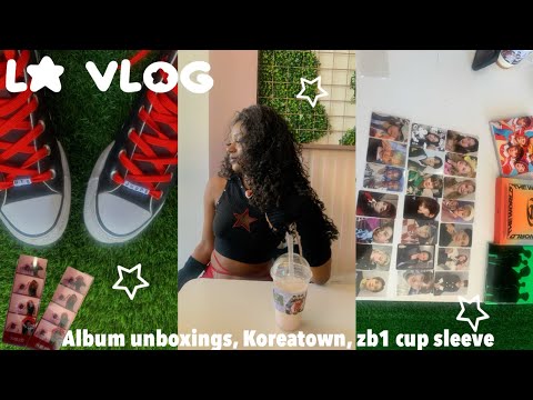 Exploring LA Vlog🍙 | Koreatown, Kpop shopping and unboxings, skincare, good eats, etc.