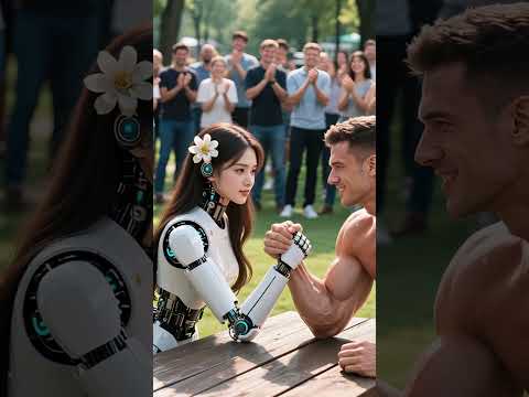 Beautiful robot and man #robots #robot #automobile #cute#robotics#ai#future #artificialintelligence