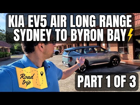 KIA EV5 2200+ km Road Trip (1 of 3) Sydney to Byron Bay Return via Coffs Harbour, Port Macquarie...