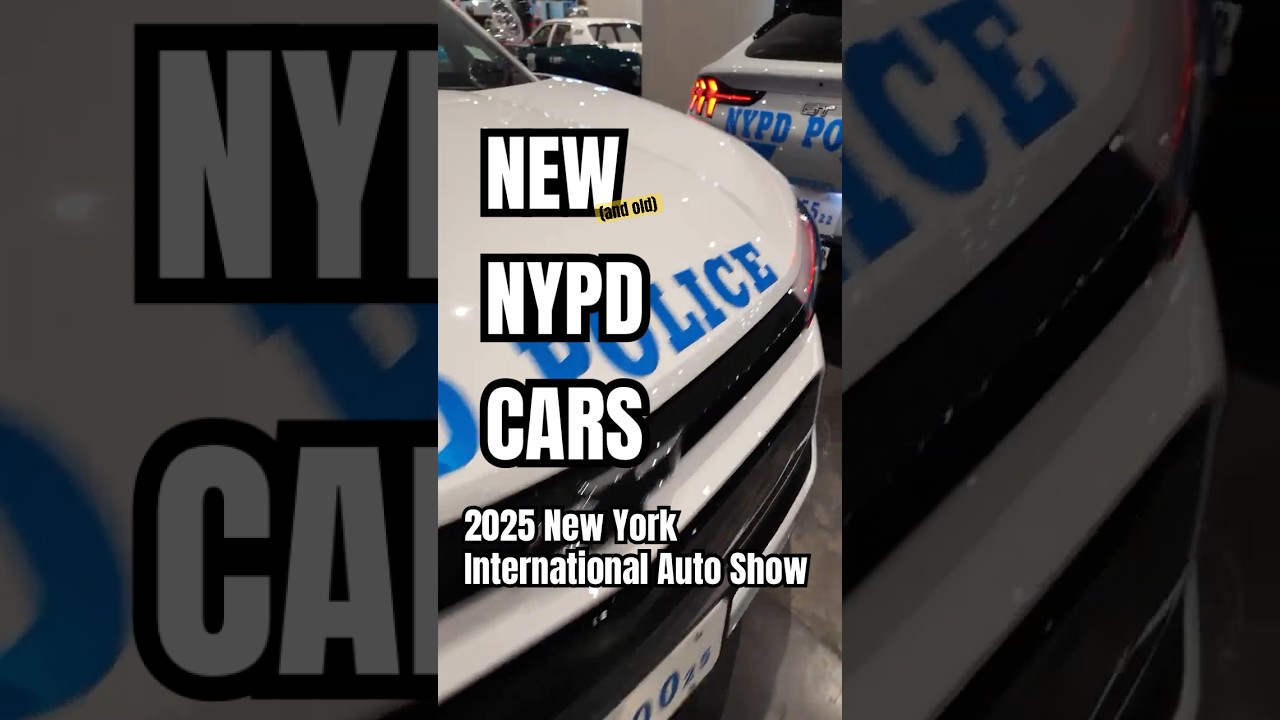 Old v New NYPD Cars - 2025 NY International Auto Show #NYIAS