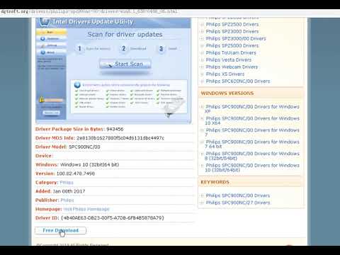 Philips SPC900NC/00 Drivers for Windows 10 (32bit|64 bit) 81.41.309.4099