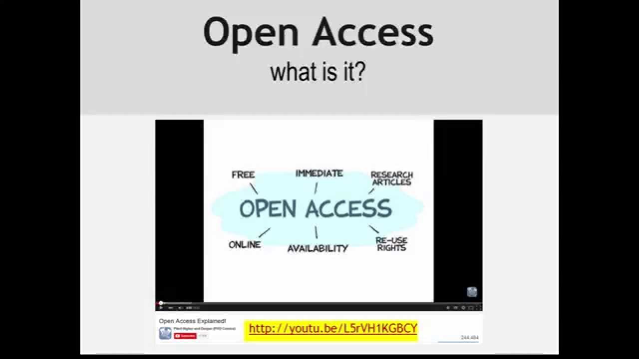 1. What is Open Access?