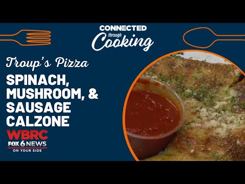 Terrill Brazelton: Spinach, Mushroom, & Sausage Calzone