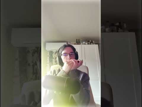 I played the hardest guitar riff on harmonica! (Playing God)