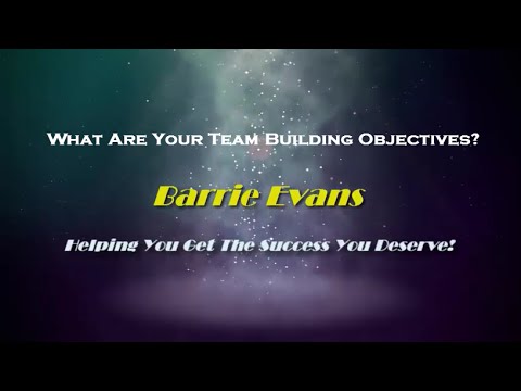 What Are Your Team Building Objectives?
